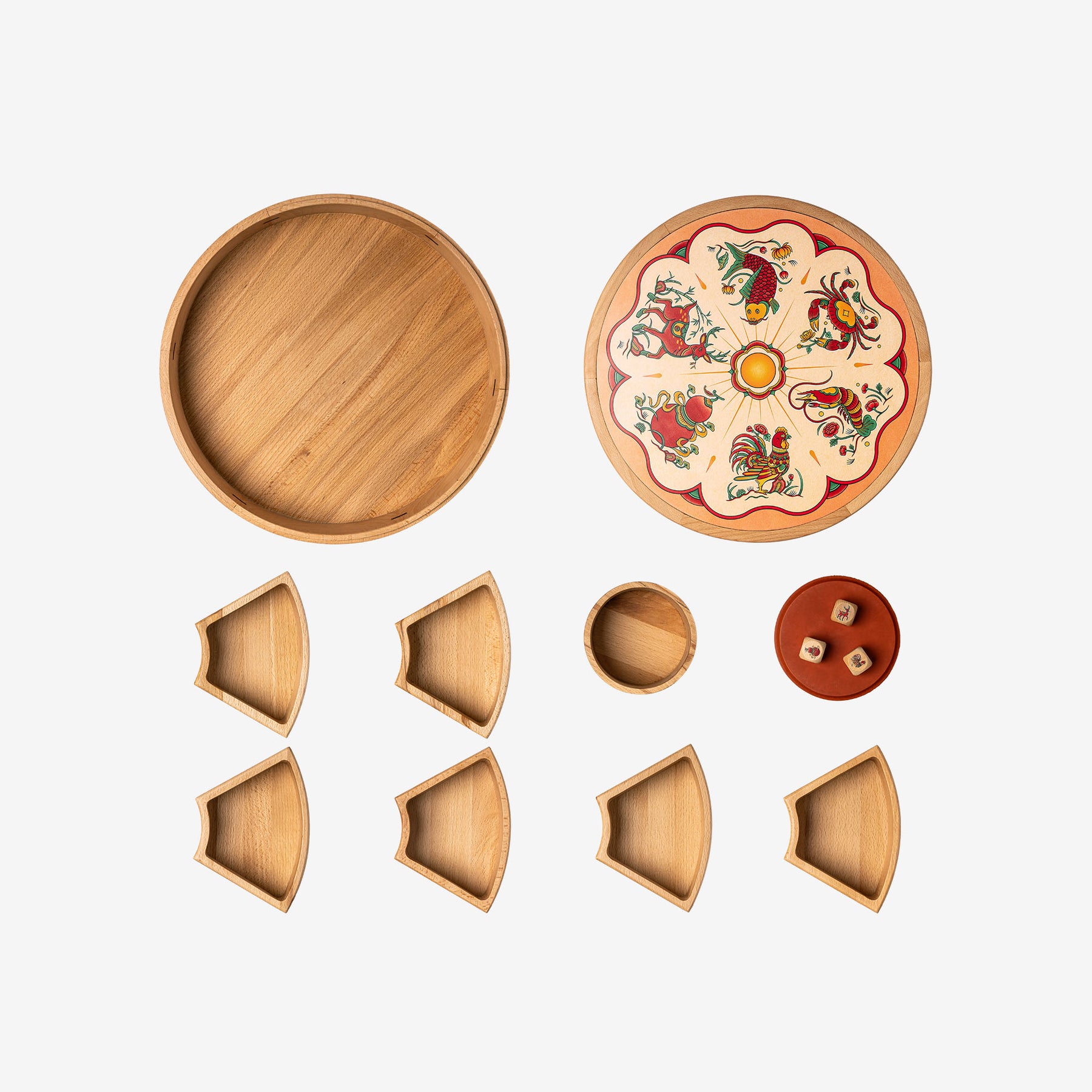 Bau Cua (Hoo Hey How) - 'Y Giao' wood edition